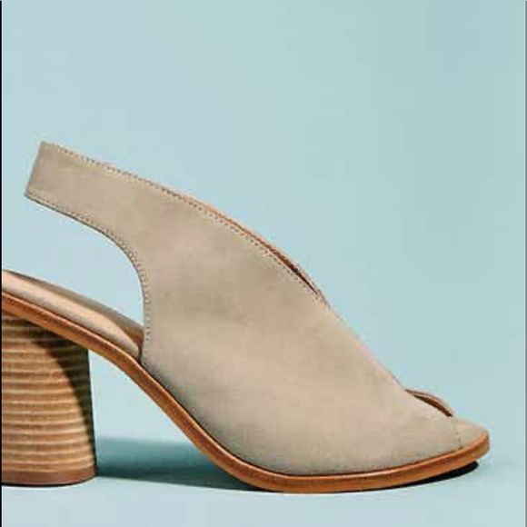 Anthropologie | Shoes | Anthropologie Tracie Slingback Suede Shooties ...